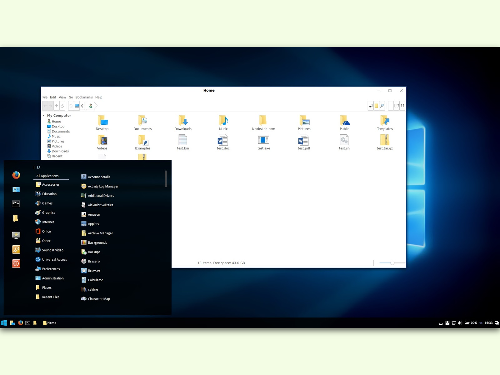 GRATIS Design Ubuntu Im Look Von Windows 10 Schieb de