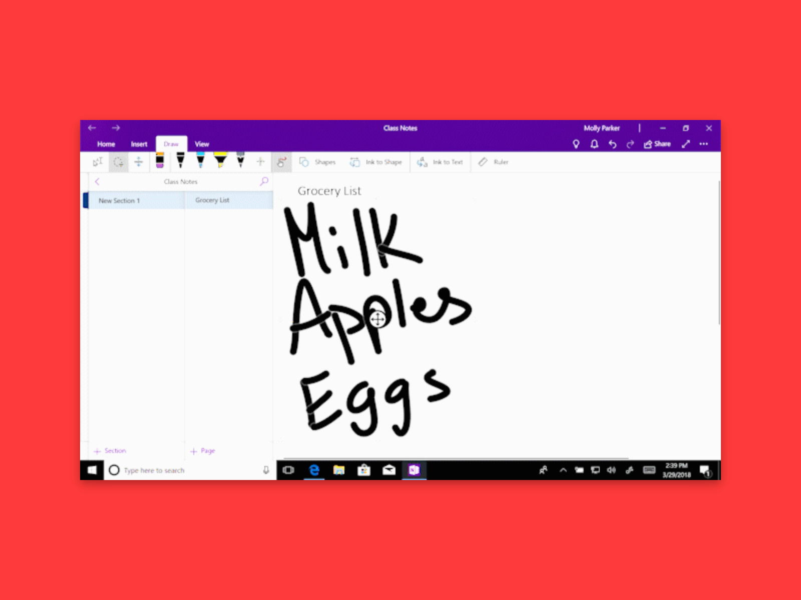 OneNote Text In Freihand Eingaben Erkennen J rg Schieb